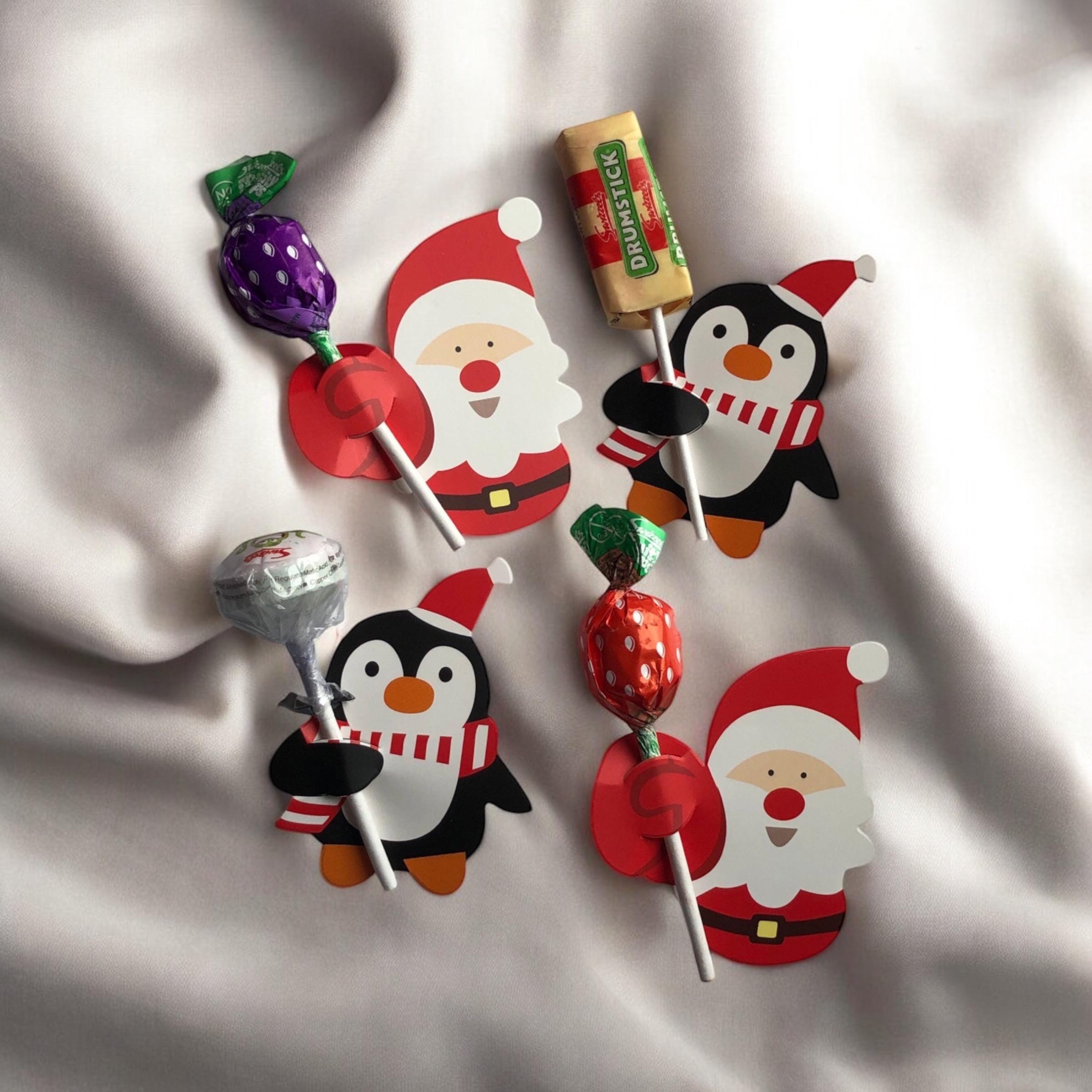 Christmas Lollipop Holder: Santa, Snowman, Penguin, Gingerbread Man ...