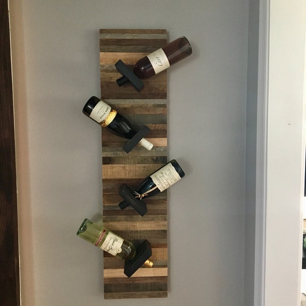 Barn Wood Wine Rack - Etsy