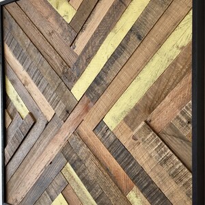 Reclaimed Wood Wall Art (X Pattern) FREE SHIPPING! - Etsy