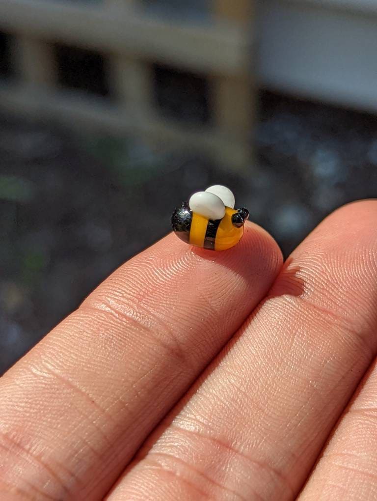 Bumble Bee Mini Marble Borosilicate Glass - Etsy