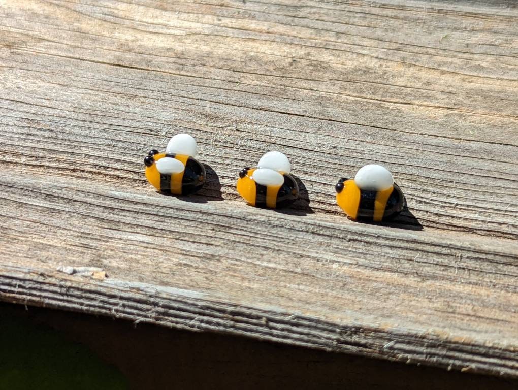 Bumble Bee Mini Marble Borosilicate Glass - Etsy