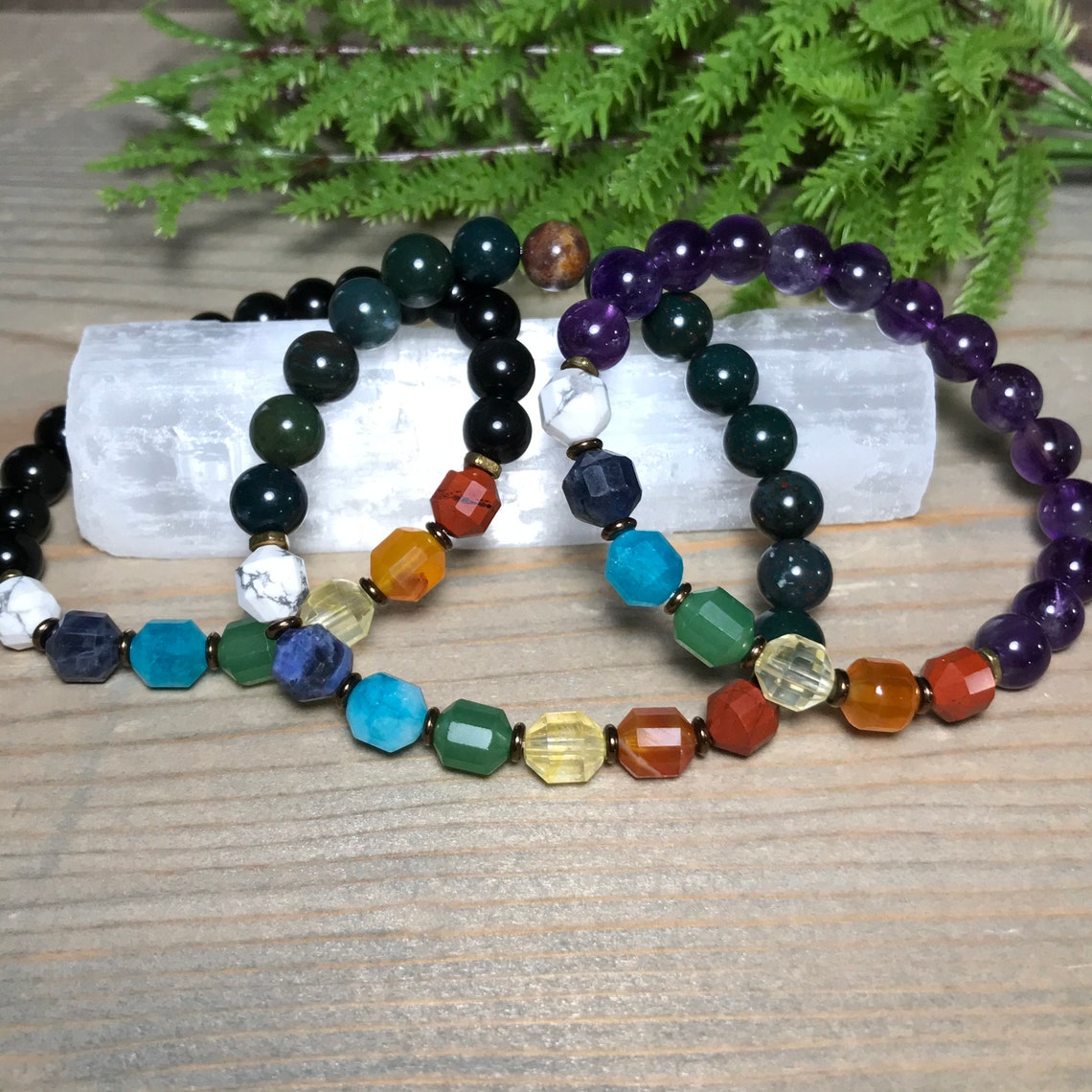 Unisex 7 Chakra Bracelet Yoga Bracelet Protection Bracelet - Etsy