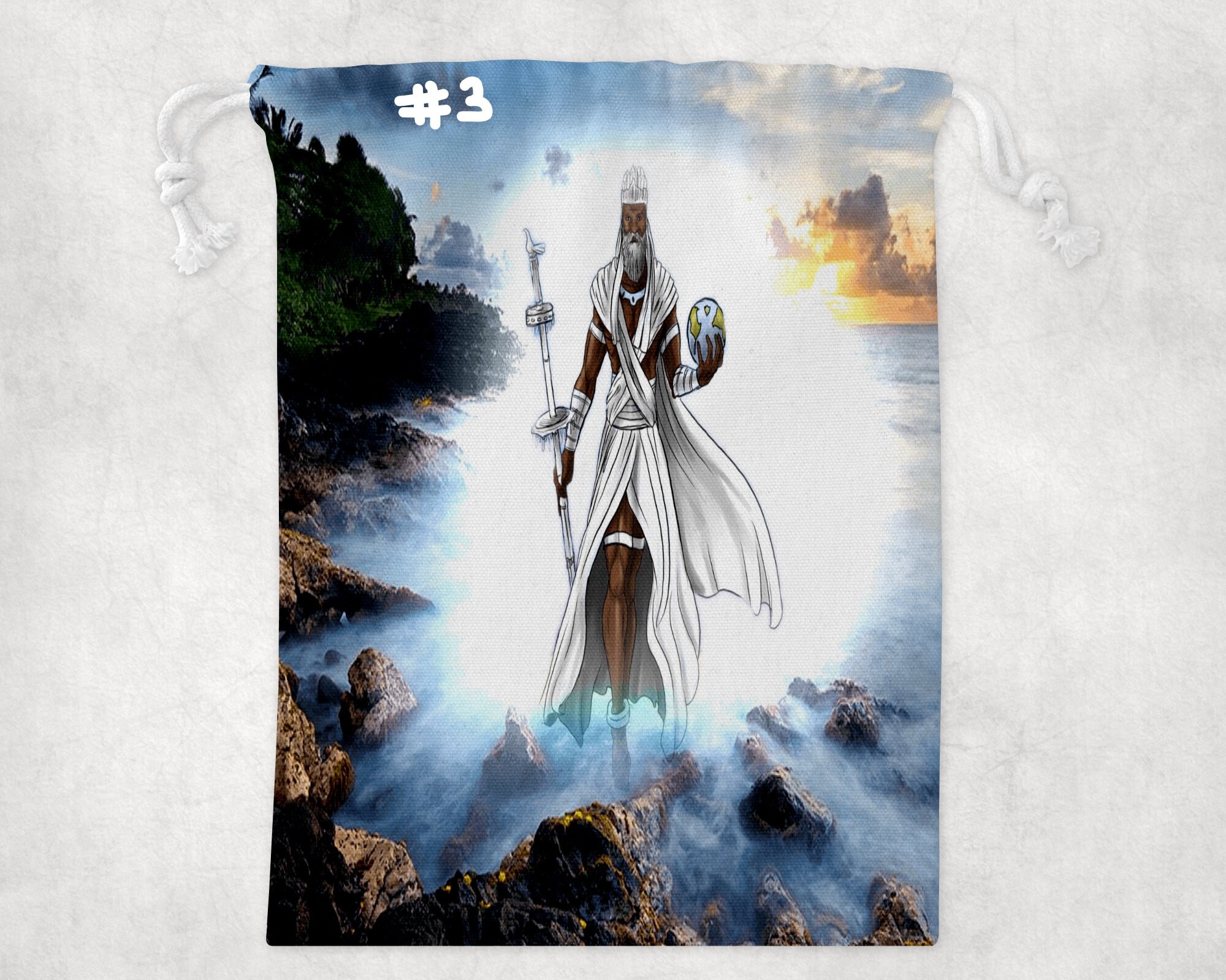 Obatala Bolsa, Bolsitas, Pouches for Caracoles, Cowries, Beads ...