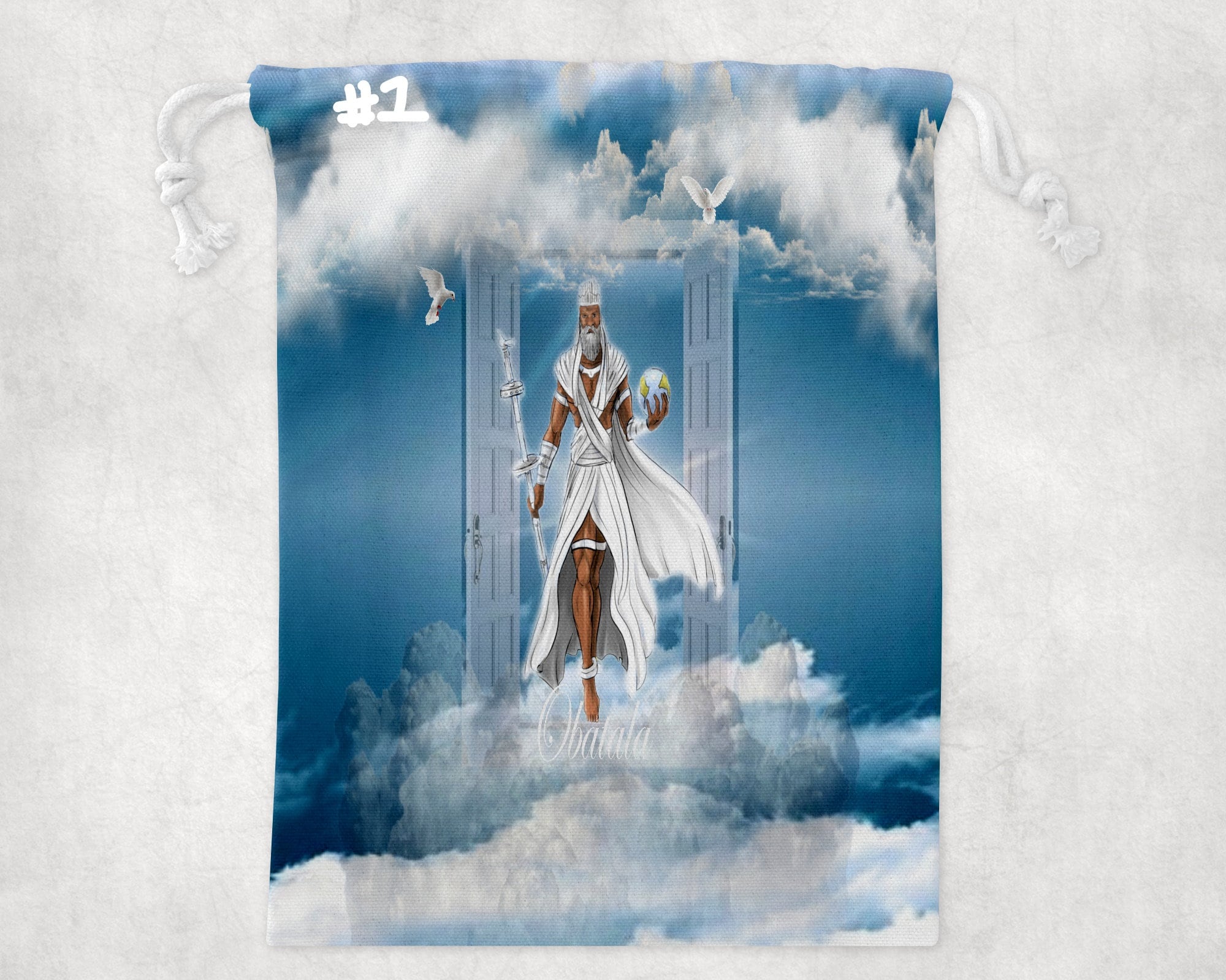 Obatala Bolsa, Bolsitas, Pouches for Caracoles, Cowries, Beads ...