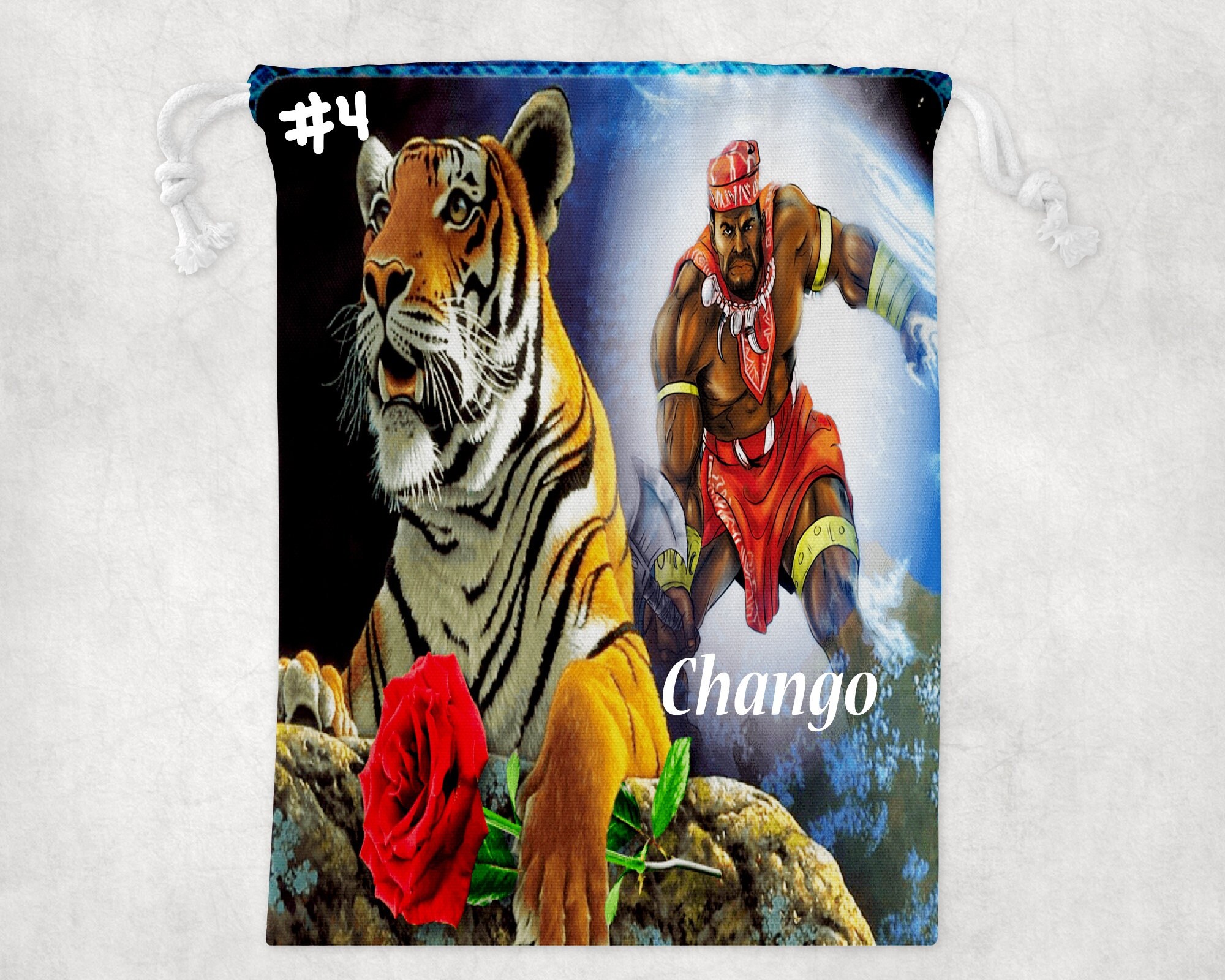 Chango / Shango Bolsa, Bolsitas, Pouches for Caracoles, Cowries, Beads ...