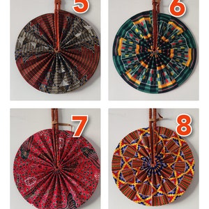 Supersize African Print Fan/ African Print Folding Hand Fan/ - Etsy