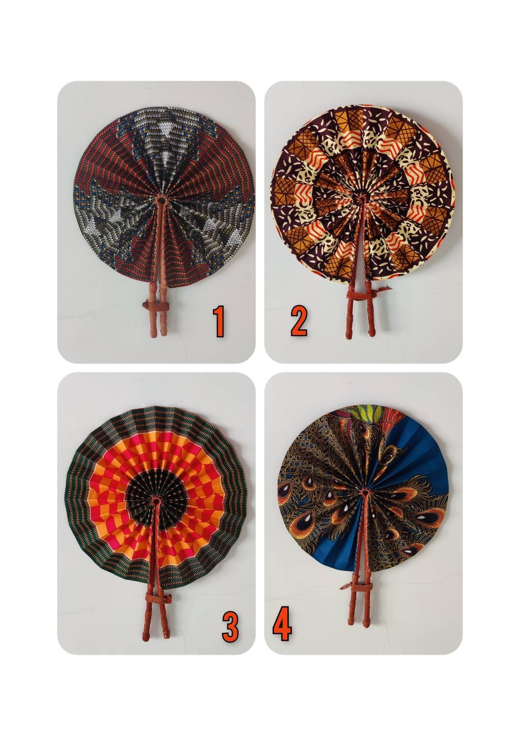 Supersize African Print Fan/ African Print Folding Hand Fan/ - Etsy UK