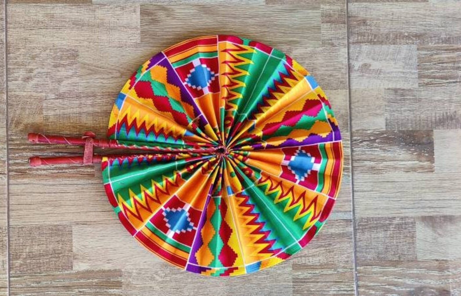 Supersize African Print Fan/ African Print Folding Hand Fan/ - Etsy