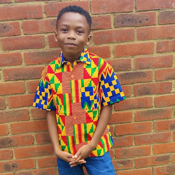 Kelisafrica Boys African Shirt African Shirts for Boys Ankara Children s Shirt Handmade African Print Clothes Party Shirt Toddler Shirt Kente