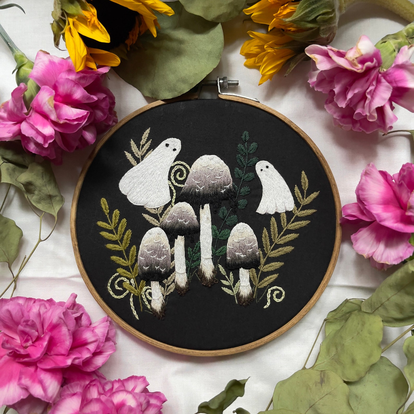 Custom Fungi/mushroom Embroidery and Home Decor - Etsy