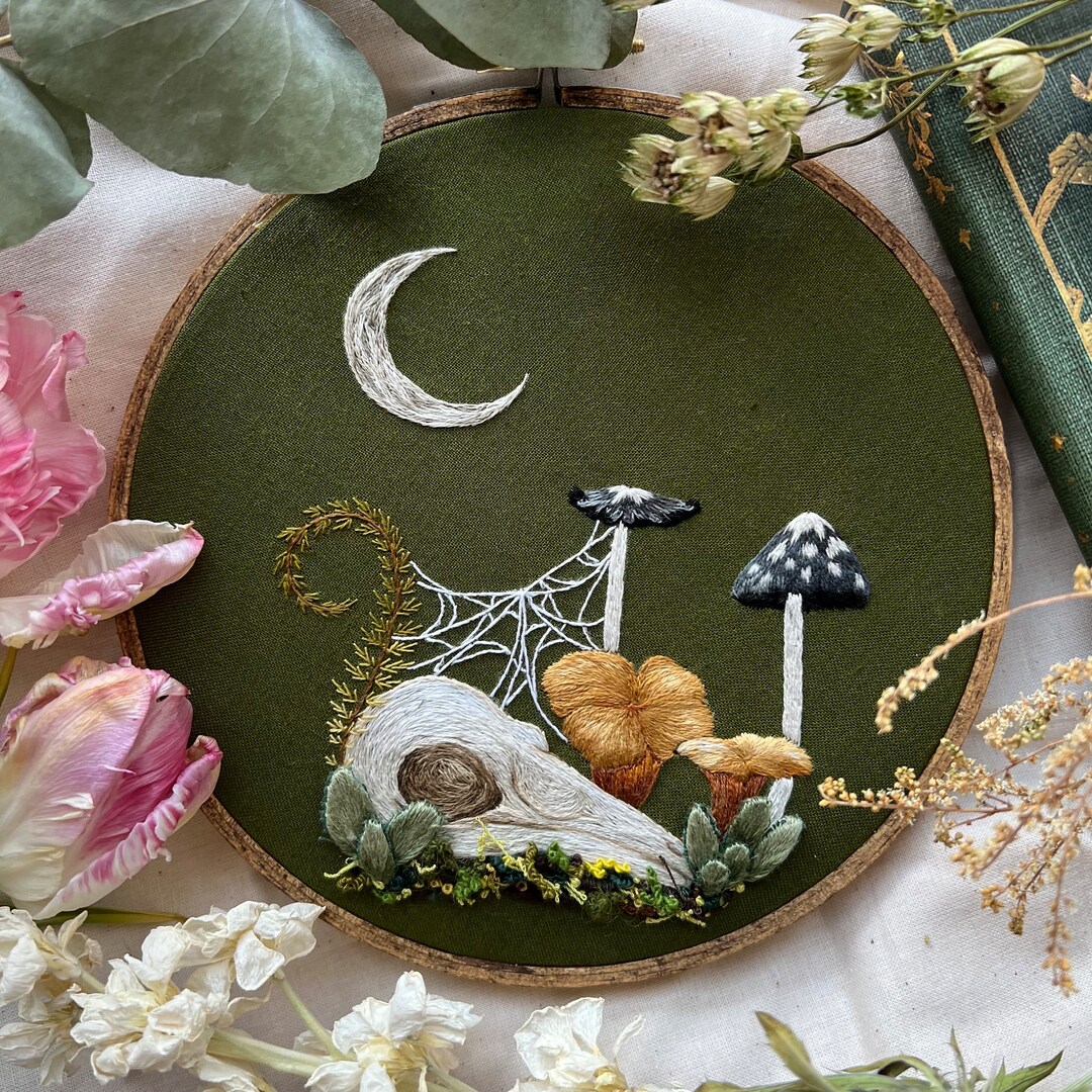 Custom Fungi/mushroom Embroidery and Home Decor - Etsy