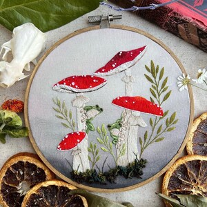 Custom Fungi/mushroom Embroidery and Home Decor - Etsy