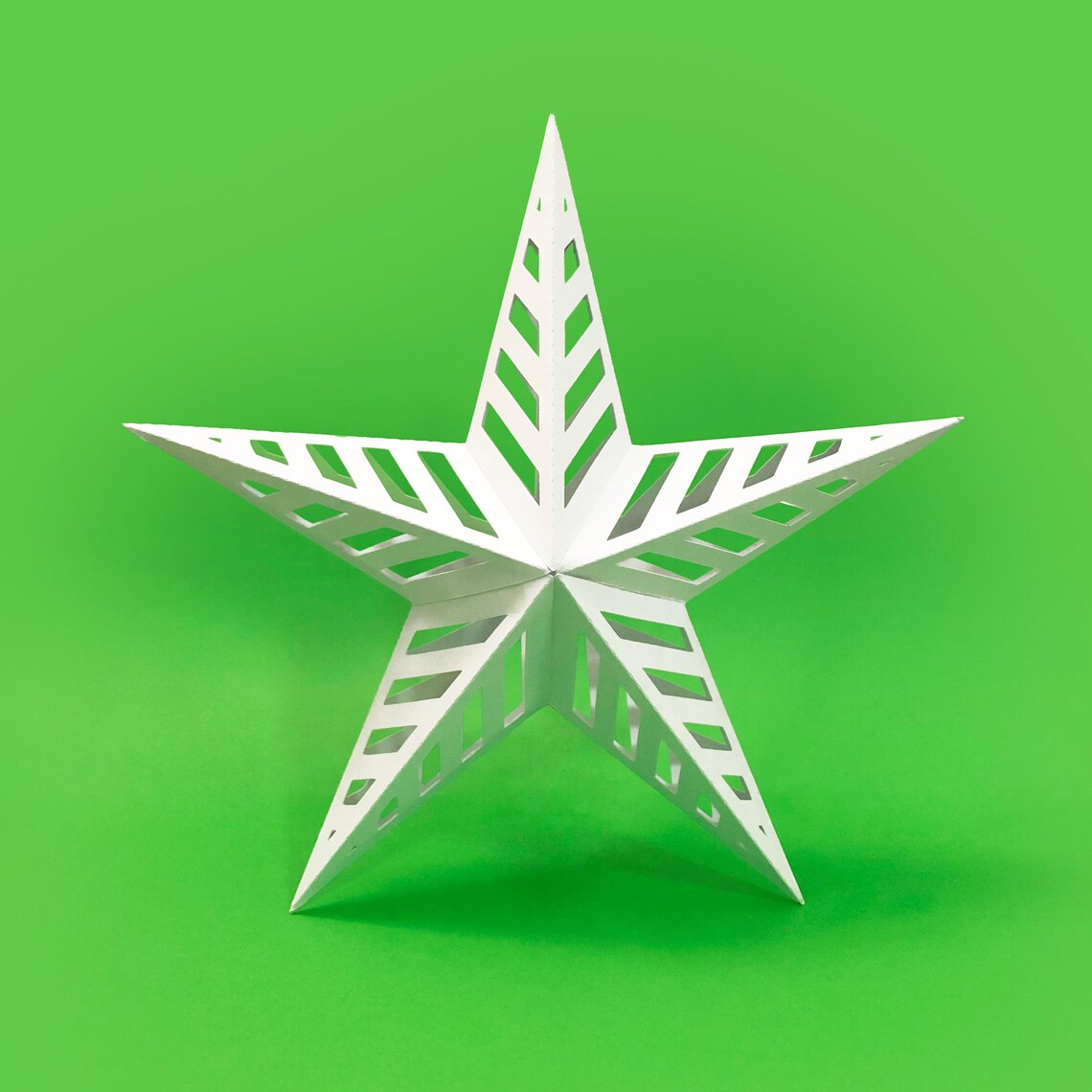 DIY Papercraft Stripe Star | Instant Download | Printable | Digital ...