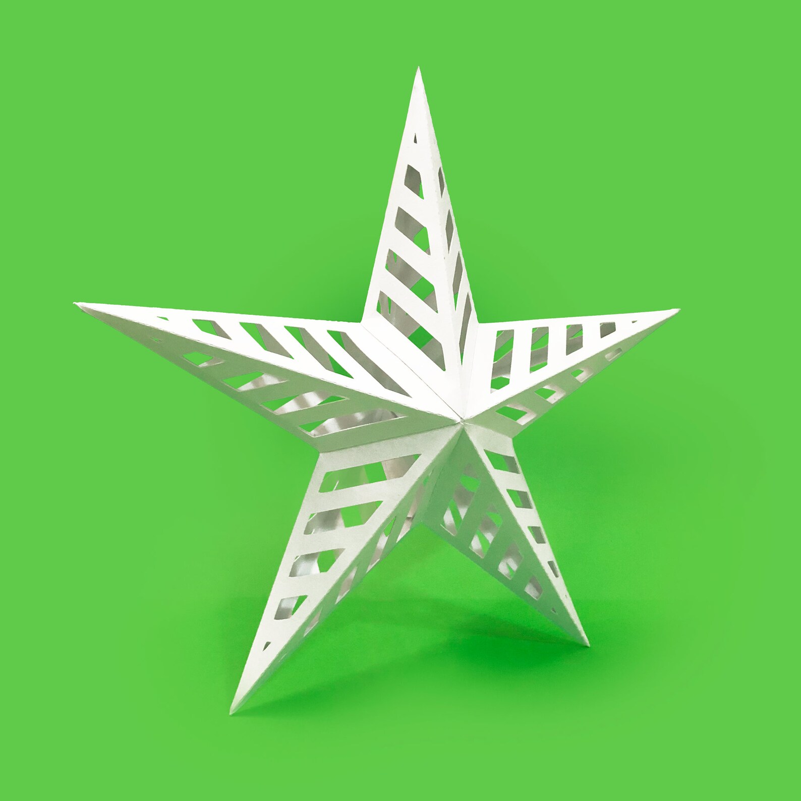 DIY Papercraft Stripe Star | Instant Download | Printable | Digital ...