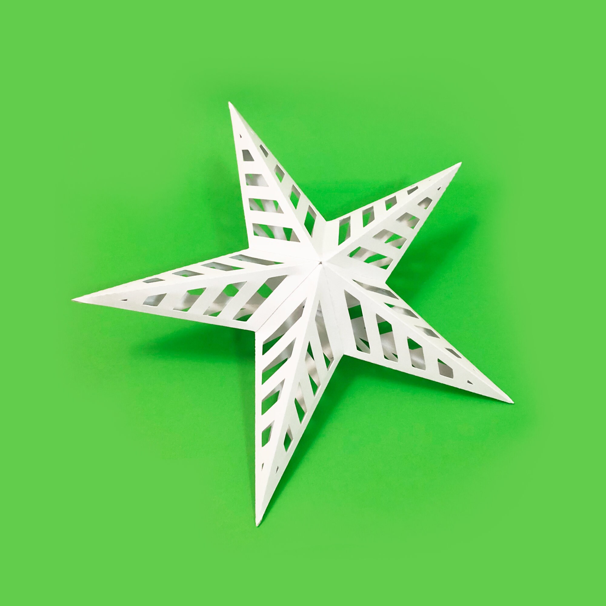 DIY Papercraft Stripe Star | Instant Download | Printable | Digital ...