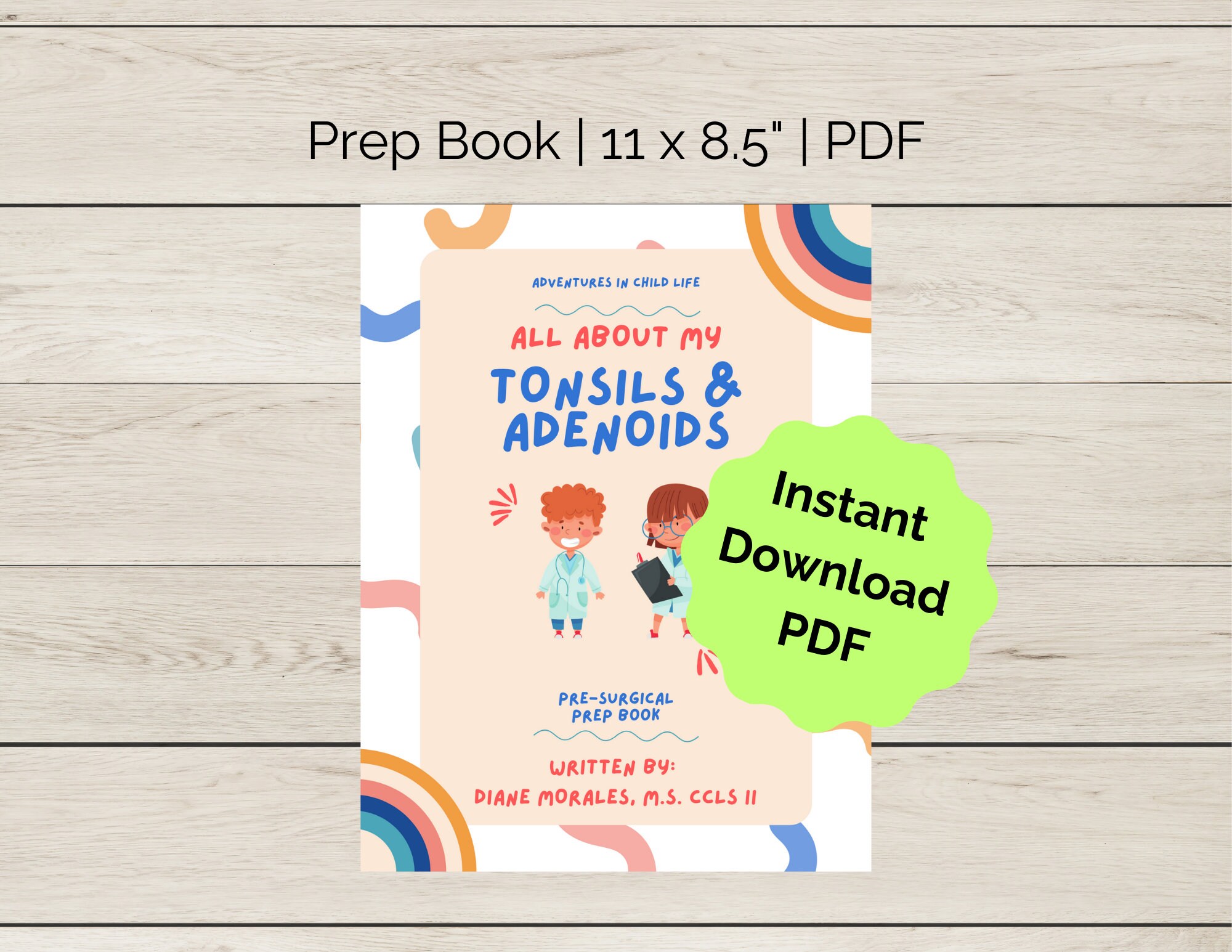 Tonsils & Adenoids - Pre-surgery Prep Book - Etsy