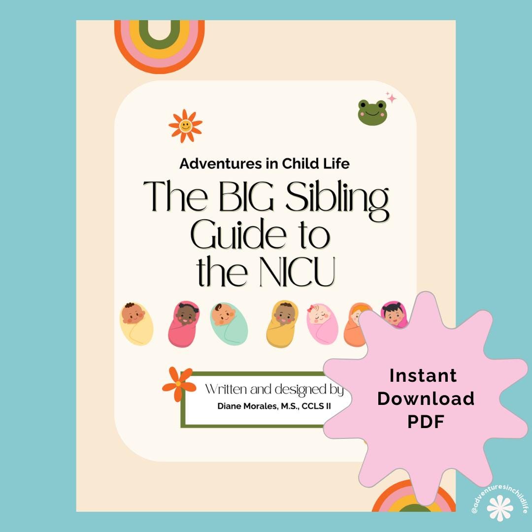 The BIG Sibling Guide to NICU - Etsy