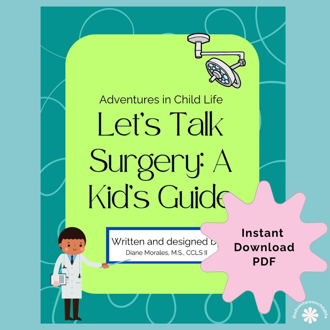 Let's Talk Surgery: A Kids Guide - Etsy