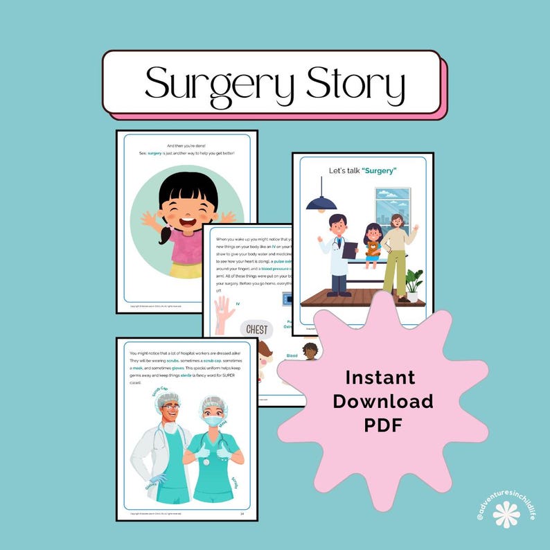 Let's Talk Surgery: A Kids Guide - Etsy