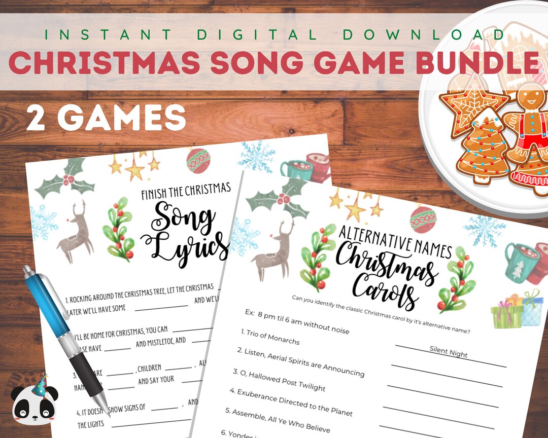 Christmas Song Trivia Games | Christmas Carol Games | Music Trivia ...