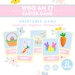 Easter Guessing Game: Who Am I | Printable Easter Kids Game | Family ...