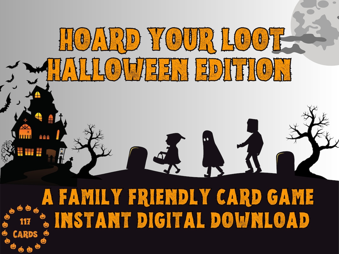 Hoard Your Loot: Halloween Edition | 117 Cards Download Instant ...