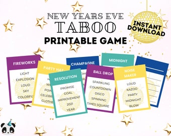 INSTANT DOWNLOAD Printable New Years Game 2024 New Years Eve - Etsy