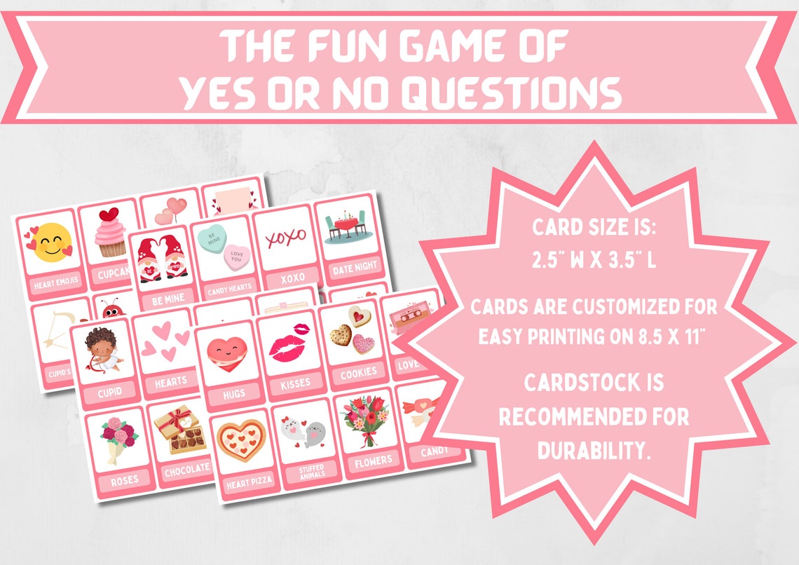 Valentine's Day Guessing Game: Who Am I | Printable Kids Class Party ...