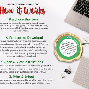 Chain Reaction Game Holiday Edition | Printable Game | Christmas Game ...