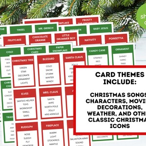 Christmas Taboo | 99 Cards Christmas Party Game | Digital Download ...