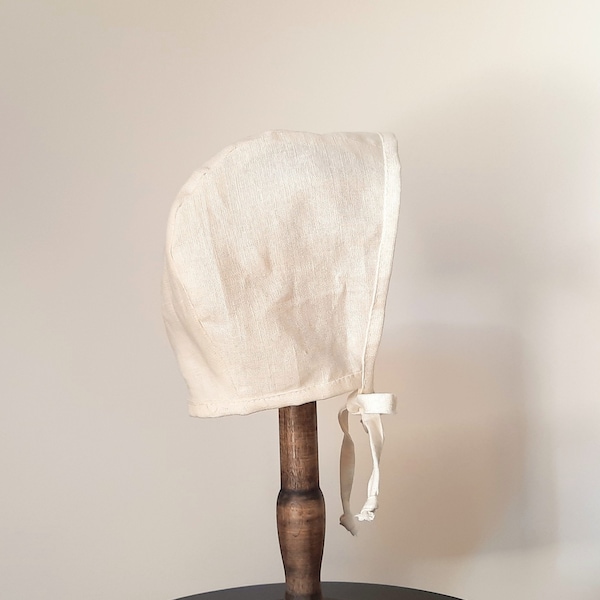 Linen Bonnet - Etsy