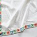 Linen Baby Wrap Set: Handmade Crochet Granny Square Edge, Pillowcase ...