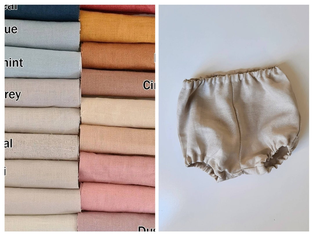Linen Bloomers - All Sizes Newborn to 36 Months - Made to Order - Nappy ...