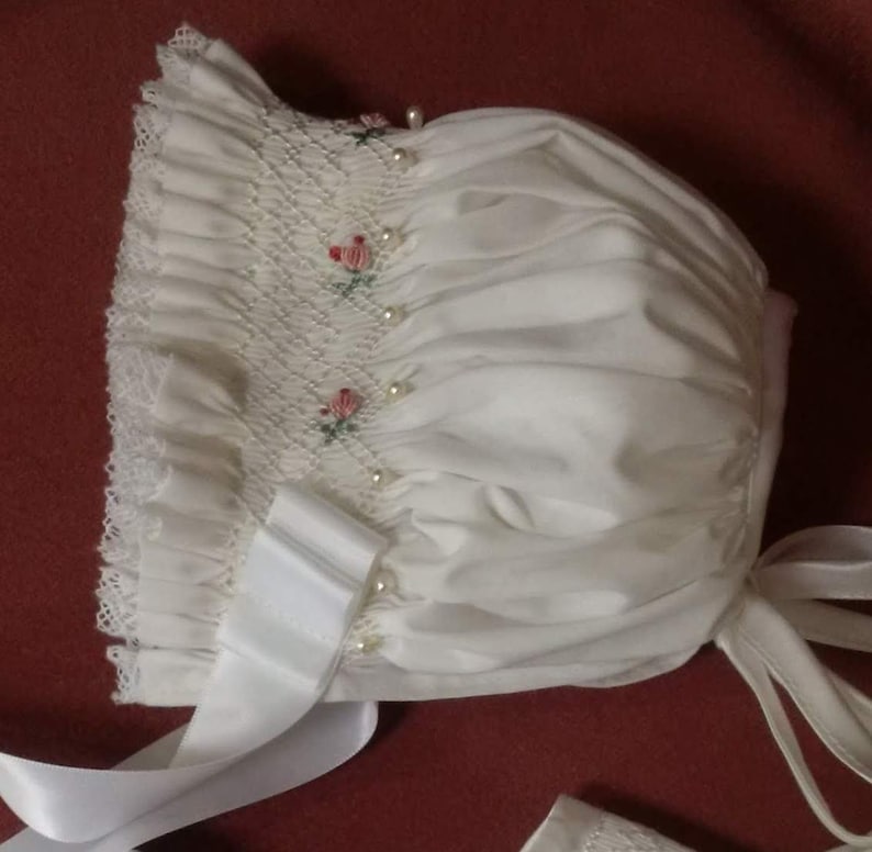 Smocked Bonnet Custom Made Assorted Designs Smocked Fits - Etsy