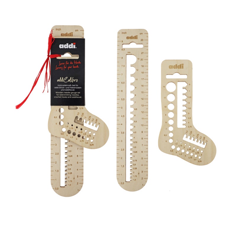 Addi Calibro Wooden Needle Gauges - Etsy