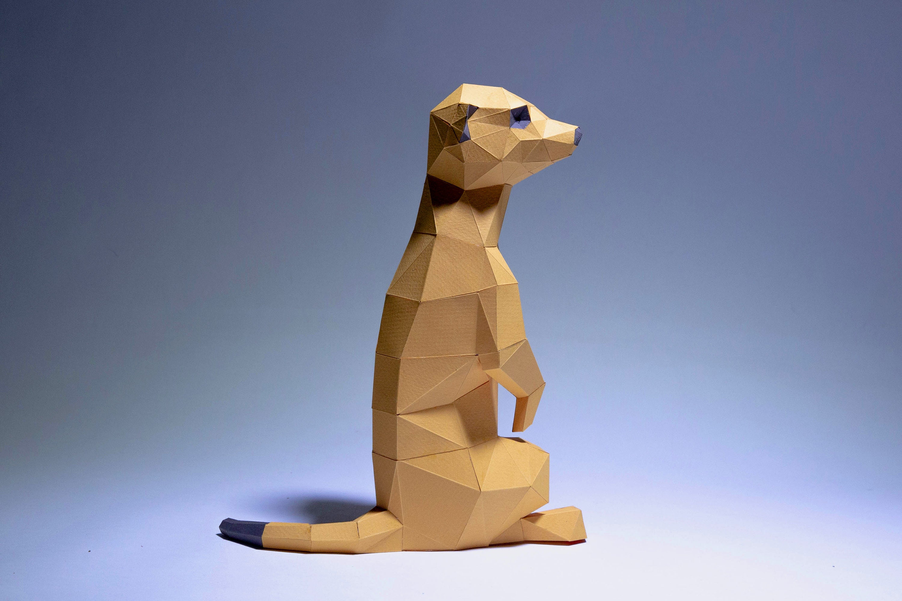 Meerkats Paper Craft Digital Template Origami PDF Download - Etsy