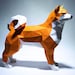 Shiba Inu Paper Craft, Digital Template, Origami, PDF Download DIY, Low ...