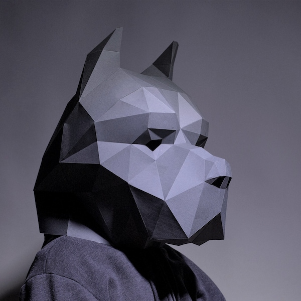 Dog Mask - Etsy