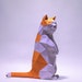 Cat Stand Paper Craft, Digital Template, Origami, PDF Download DIY, Low ...