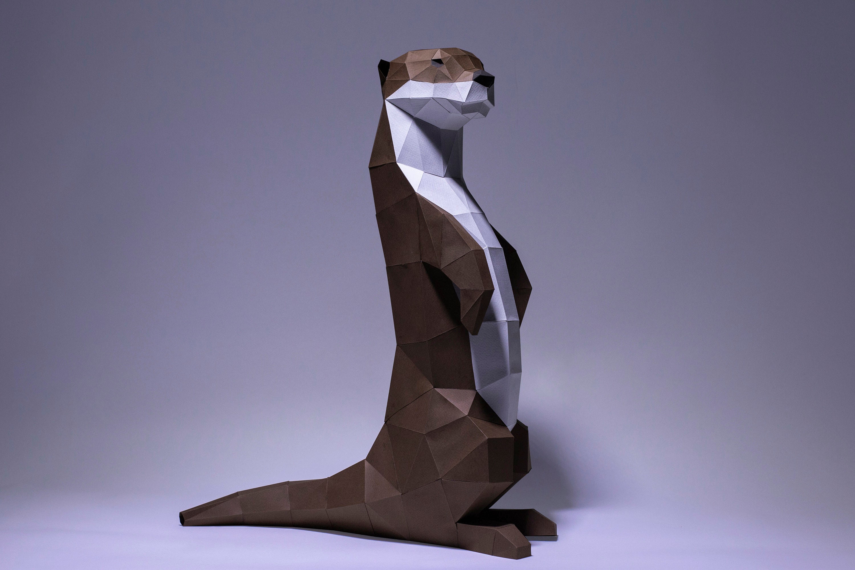 Otter Paper Craft Digital Template Origami PDF Download - Etsy UK