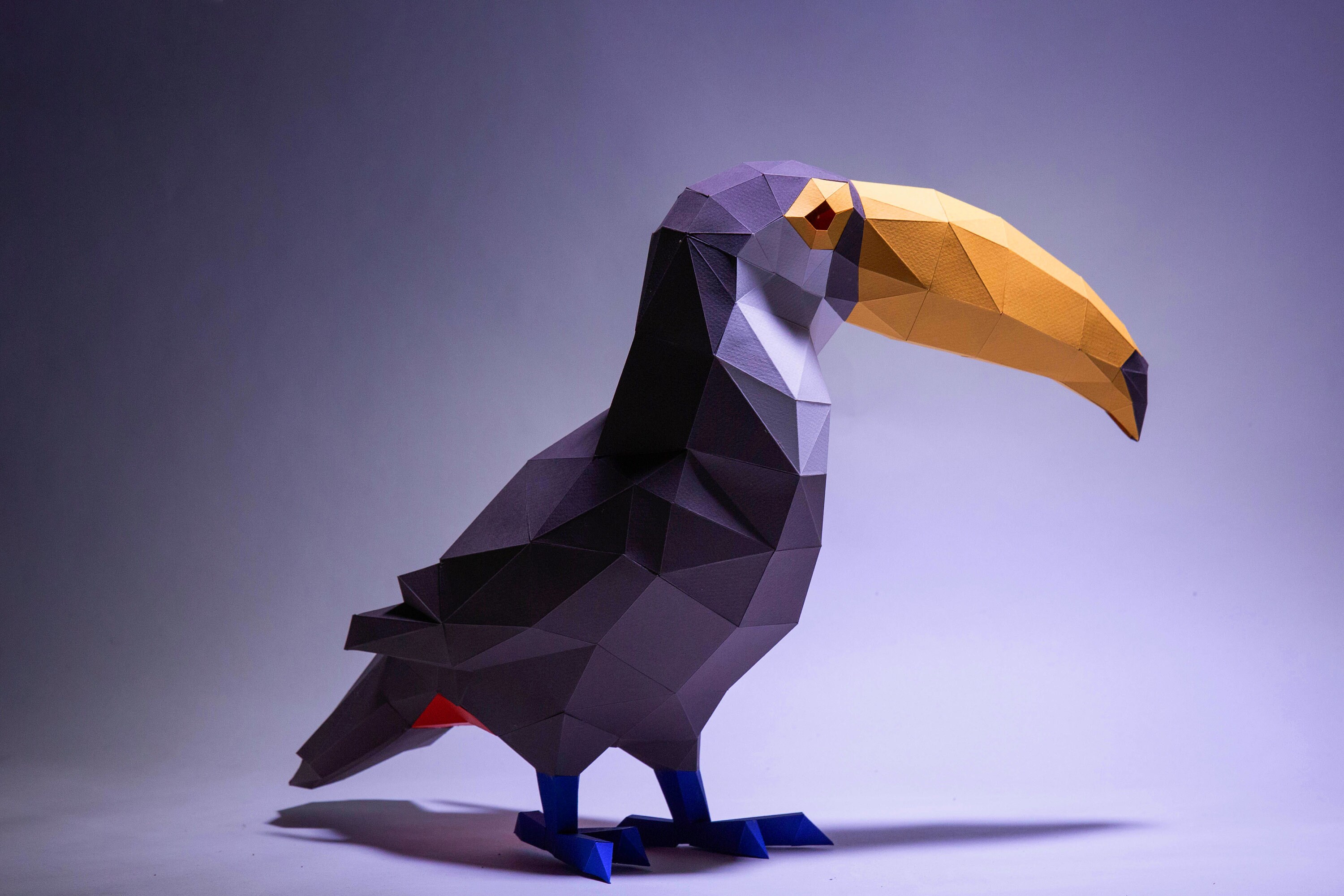 Toucan Paper Craft Digital Template Origami PDF Download | Etsy
