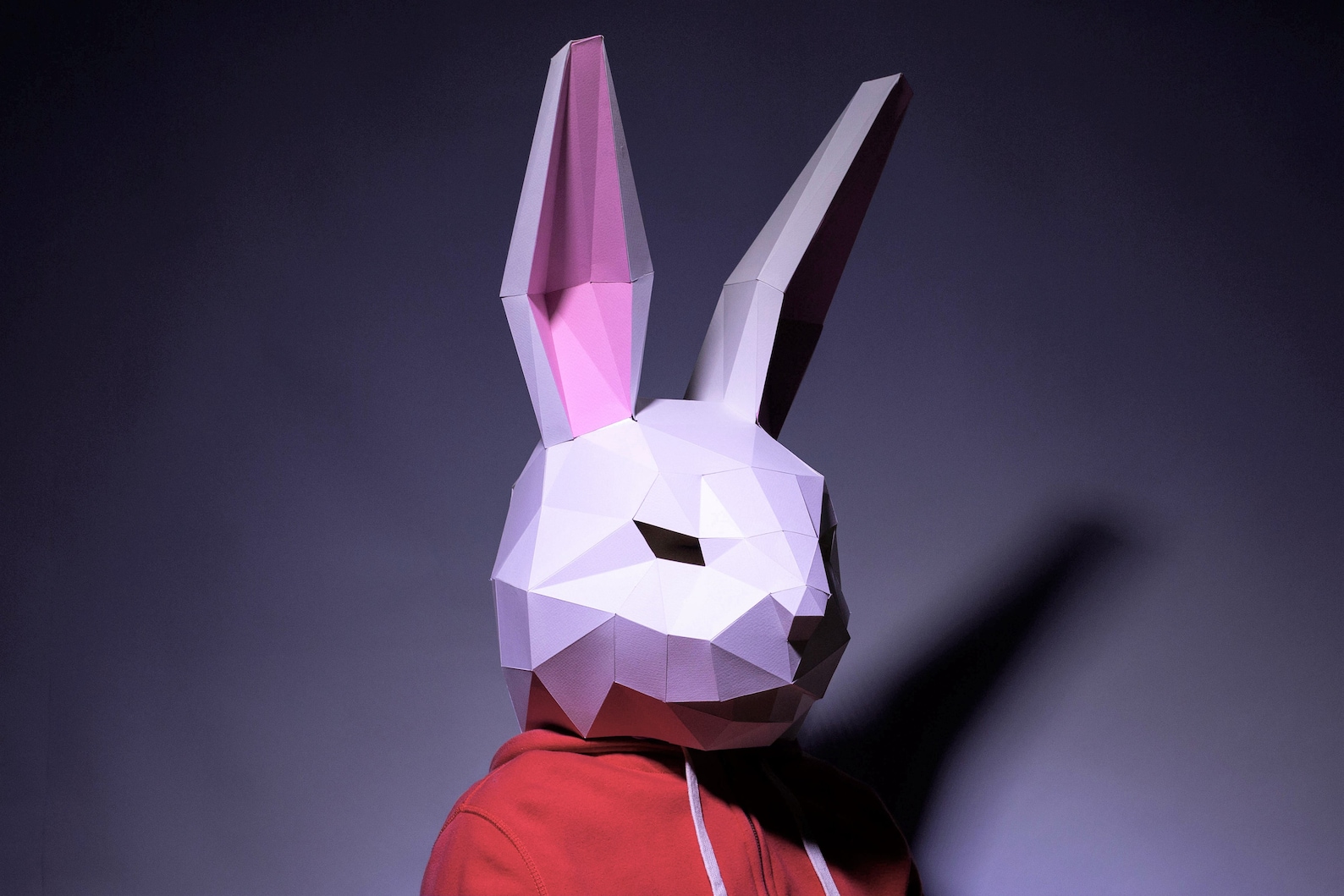 Rabbit Mask Template Paper Mask Papercraft Mask Masks 3d - Etsy