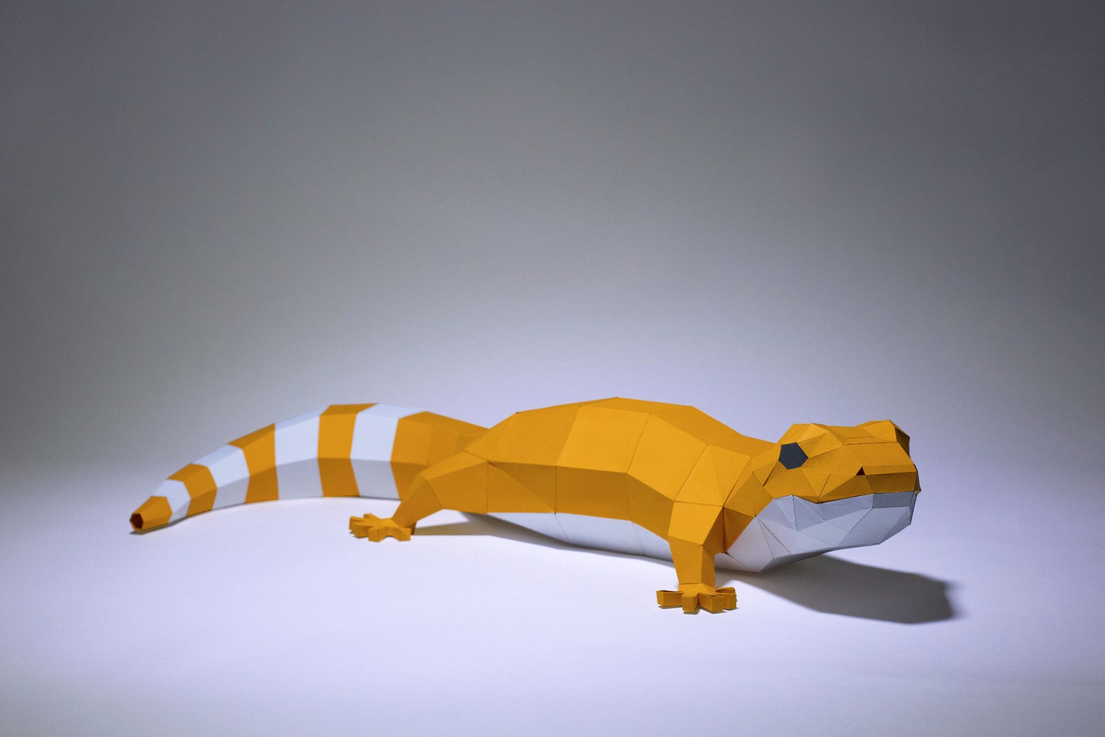 Leopard Gecko Paper Craft Digital Template Origami PDF - Etsy