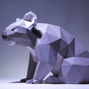 Koala Paper Craft, Digital Template, Origami, PDF Download DIY, Low ...