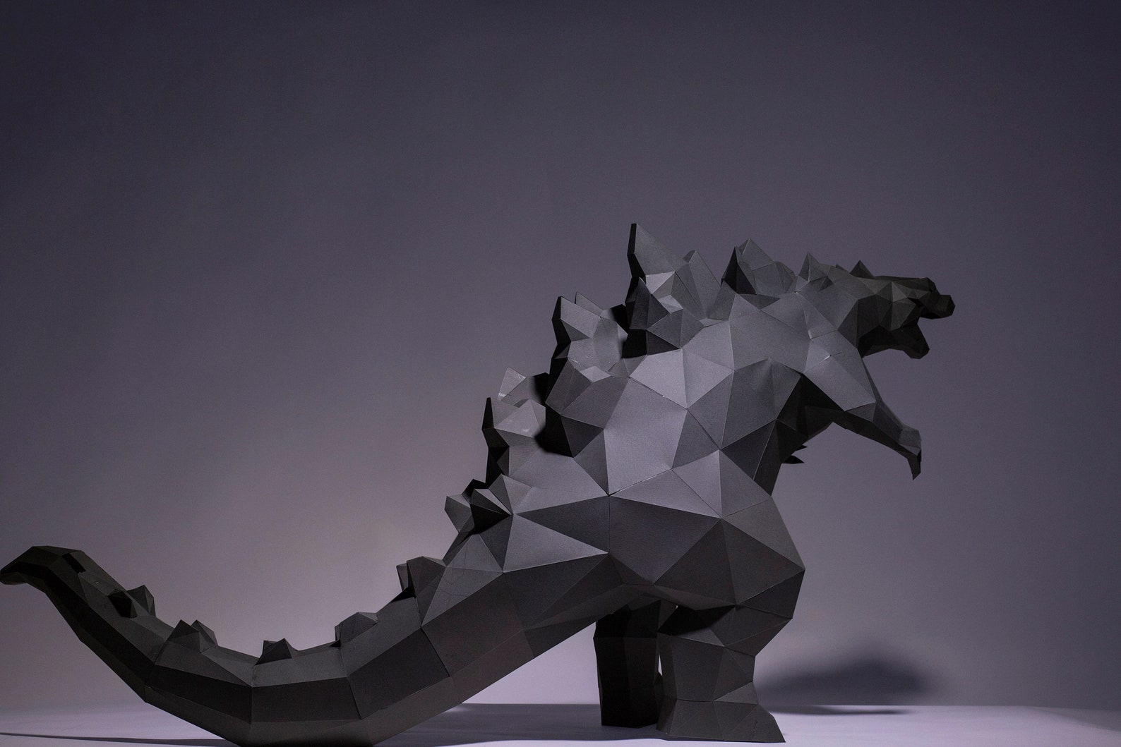 Godzilla Paper Craft Digital Template Origami PDF Download - Etsy UK