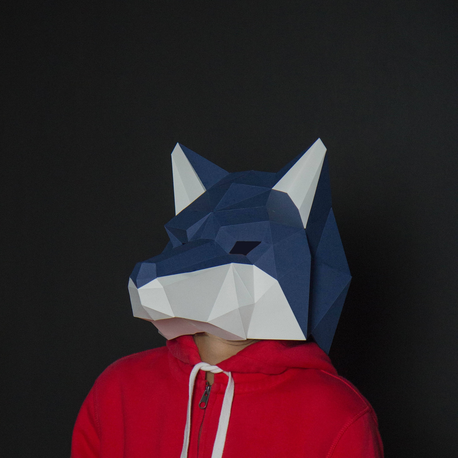 Wolf Mask Paper Craft Digital Template Origami PDF Download - Etsy UK