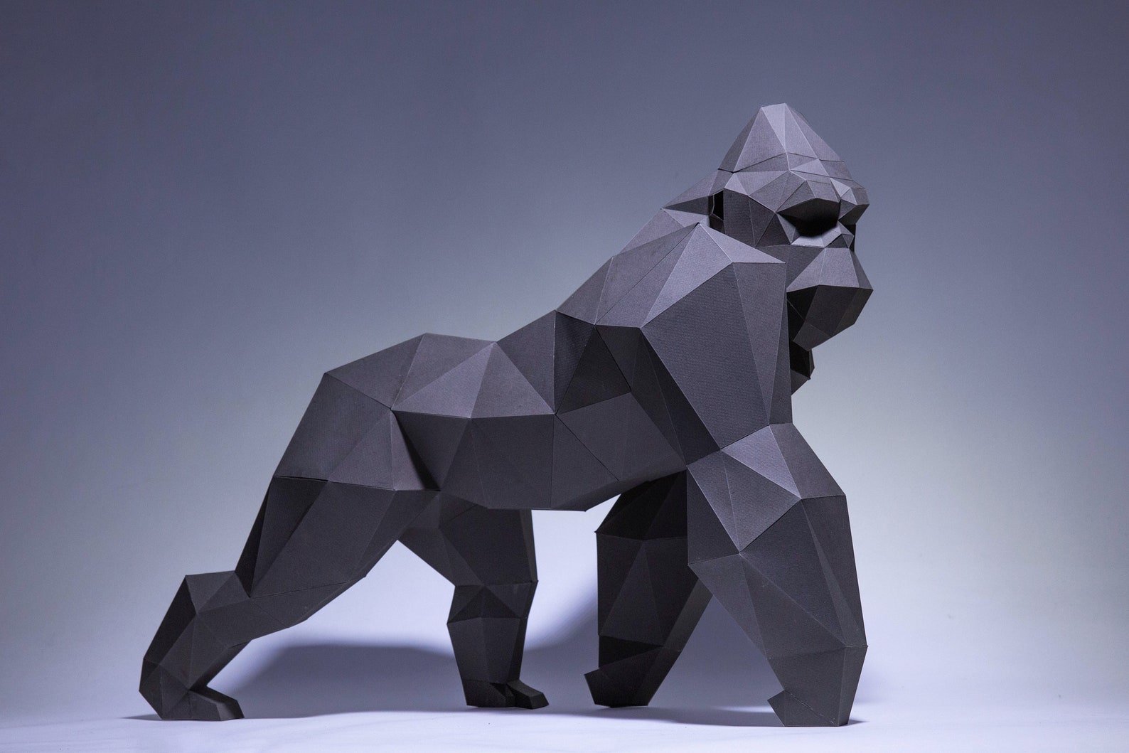 King Kong Paper Craft Digital Template Origami PDF Download - Etsy