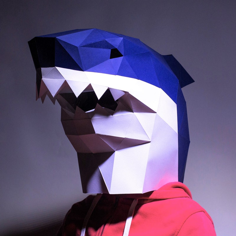 Shark Mask - Etsy