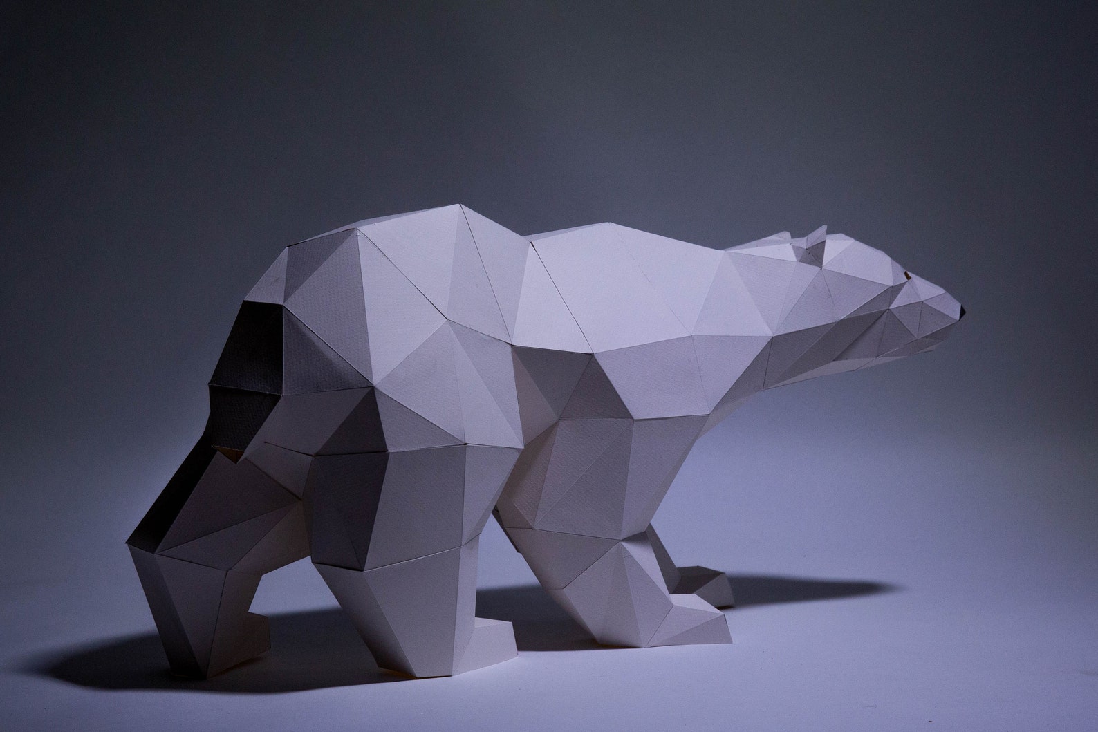 Polar Bear Paper Craft Digital Template Origami PDF - Etsy France