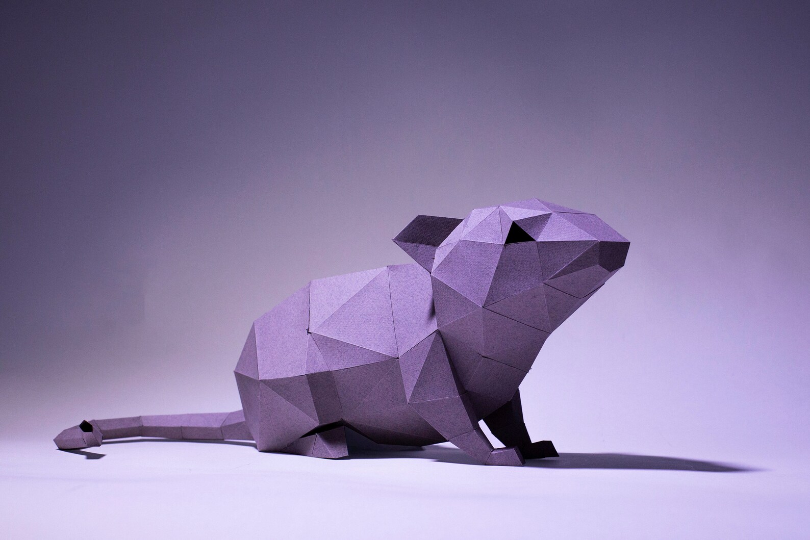 Mouse Paper Craft Digital Template Origami PDF Download - Etsy